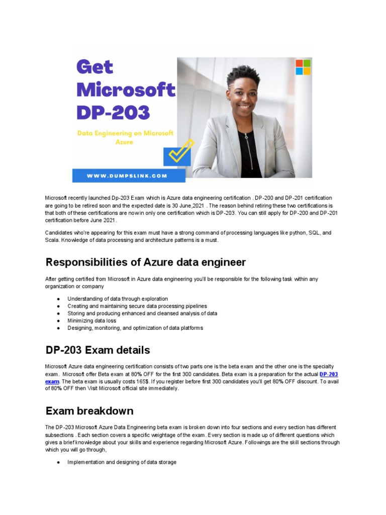 DP-203 Azure Data Engineering Exam Guide | PDF