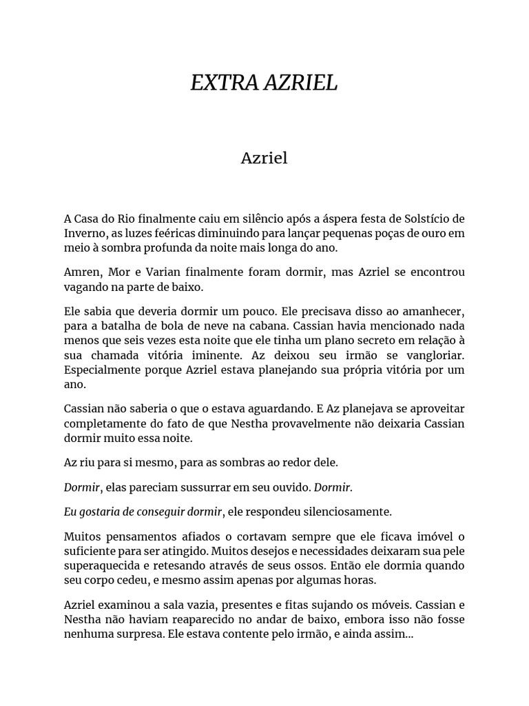 EXTRA AZRIEL - Português | PDF