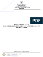 Fire Contingency Plan | PDF | Fire Safety | Emergency Management