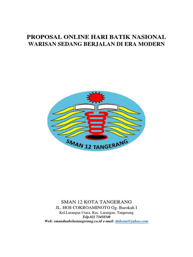 Proposal Online Hari Batik Nasional Revisi | PDF