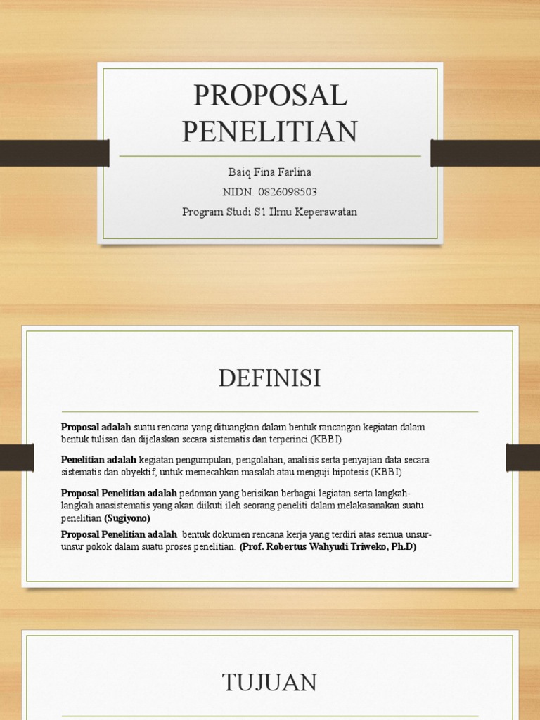 Materi Metlit Proposal Penelitian | PDF