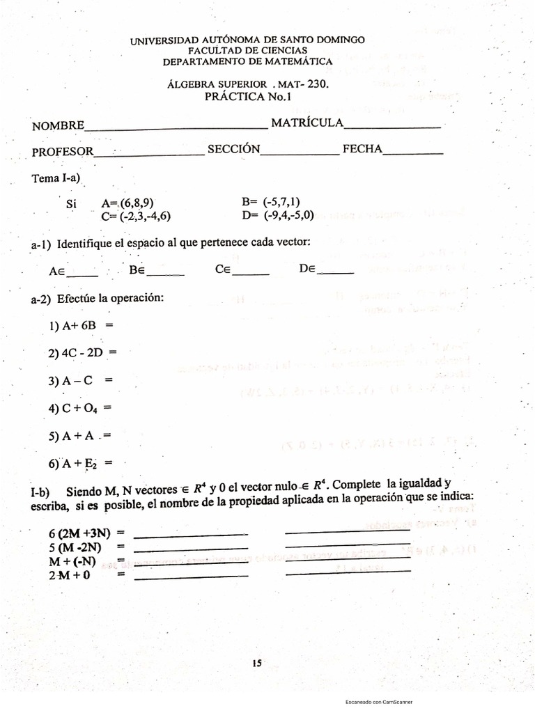 Manual Álgebra Superior | PDF