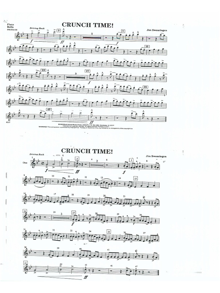 Marching Band - Crunch Time | PDF