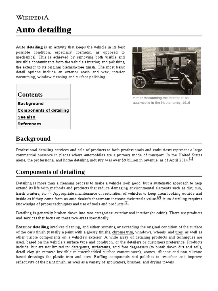 Auto_detailing | PDF | Vehicles | Materials