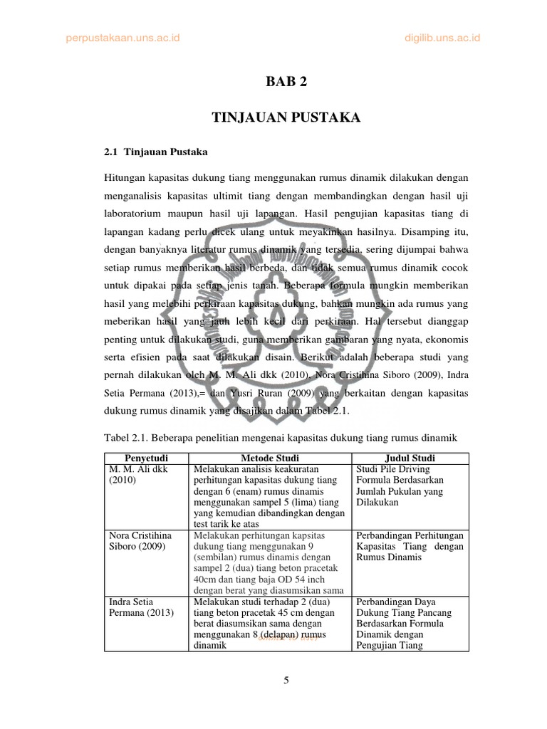 Bab 2 Tinjauan Pustaka | PDF | Metode & Bahan Ajar | Sains & Matematika