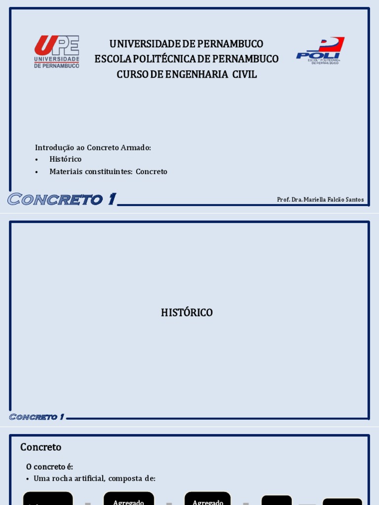 Introdução Aos Materiais Constituintes E Aplicações Do Concreto Armado