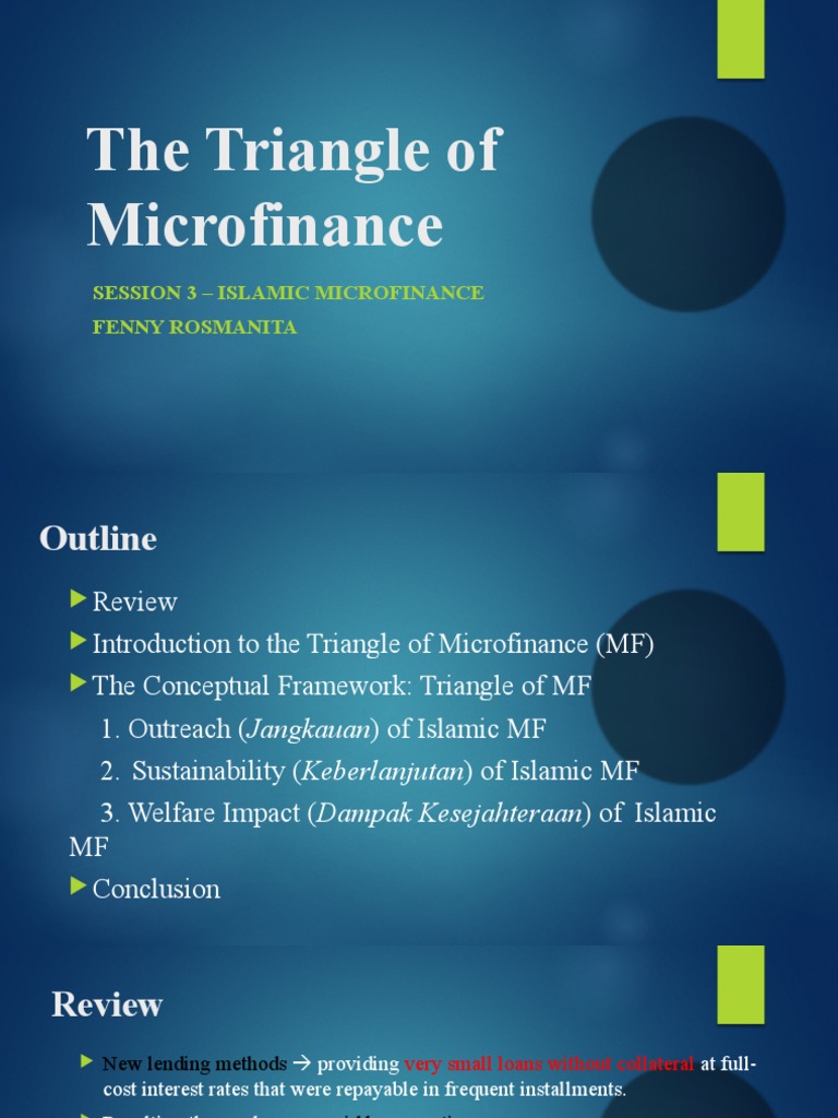 The Triangle of Microfinance-Ed | PDF | Microfinance | Loans