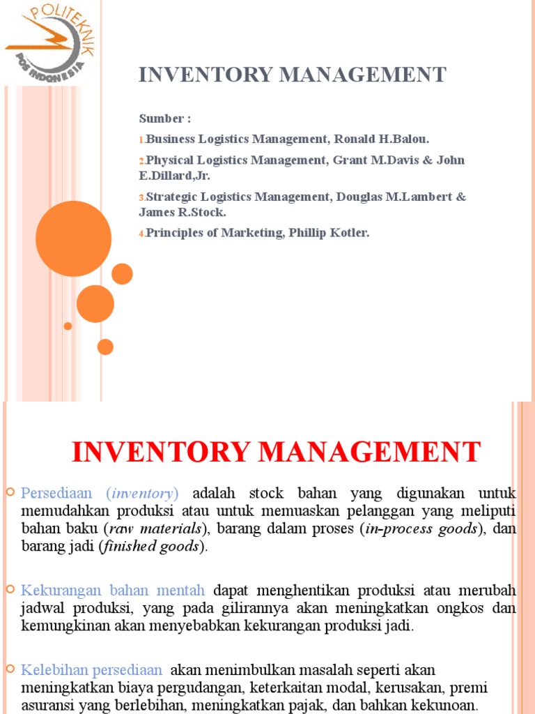 3 Inventory Management | PDF