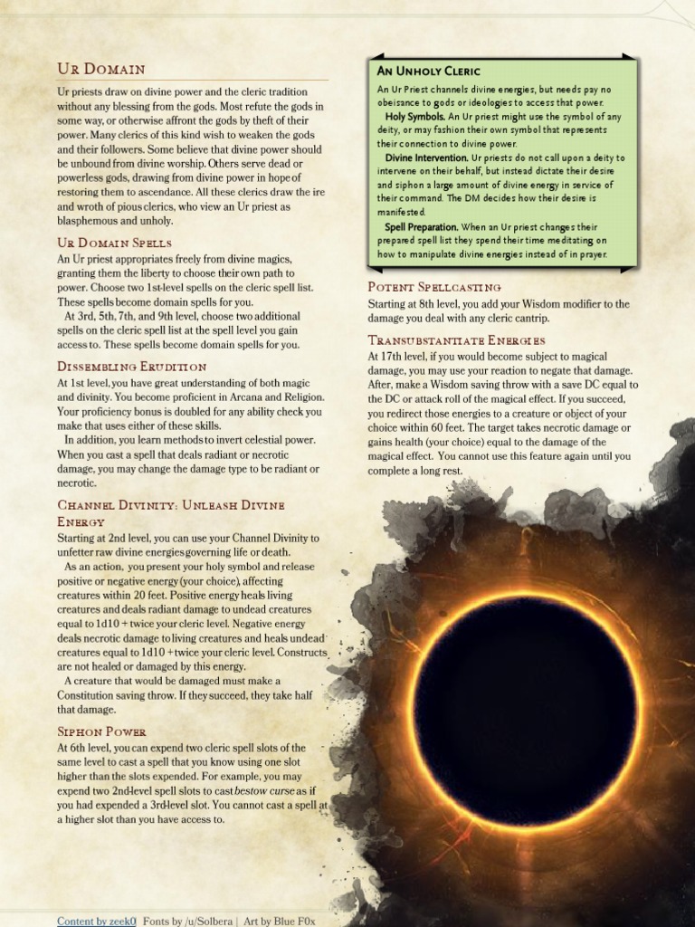 An Unholy Cleric: Holy Symbols. An Ur Priest Might Use The Symbol of ...