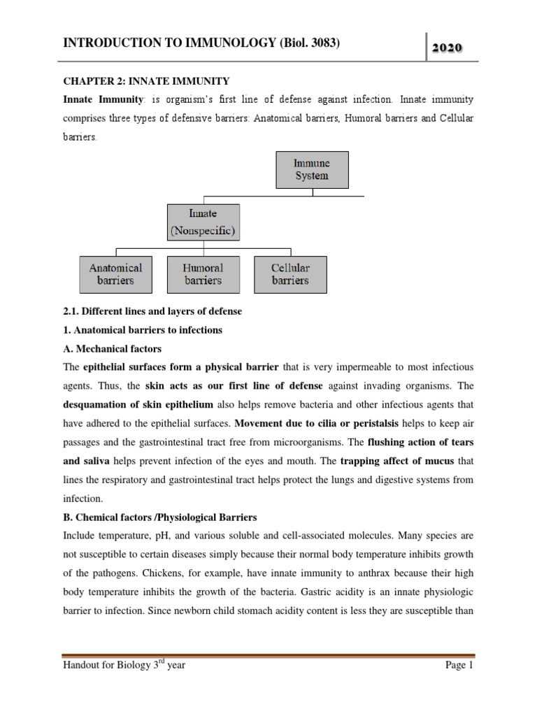 Chapter 2 and 3 Immunology | PDF | Complement System | Granulocyte
