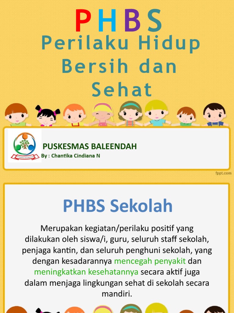Materi PHBS Sekolah 2022 | PDF