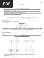Design No. U905: BXUVC.U905 Fire Resistance Ratings | PDF | Concrete ...