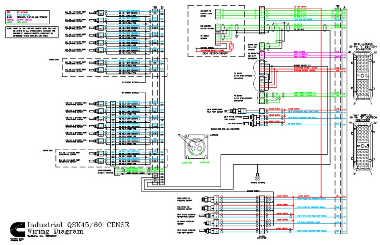 Diagramas Electricos QSK 45 y 60 | PDF