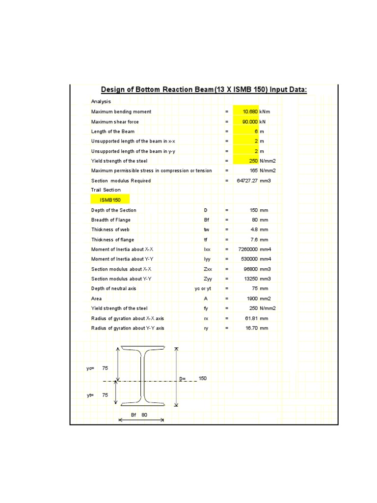 Design of Steel Beam | PDF | Beam (Structure) | Applied And Interdisciplinary Physics