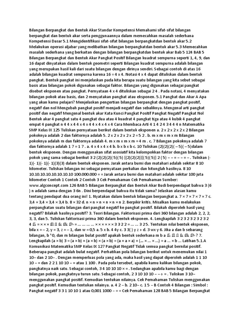 Tugas Matematika Oke 1 | PDF