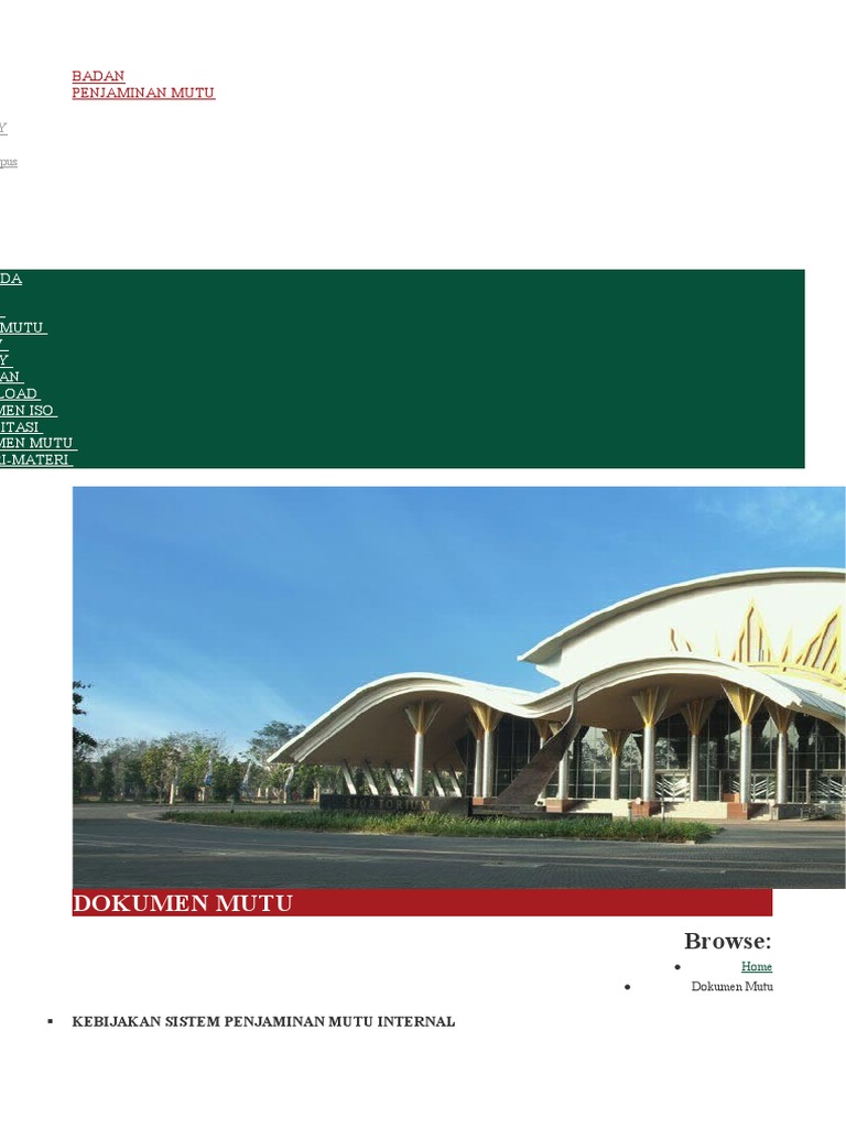 Dokumen Mutu: Browse | PDF