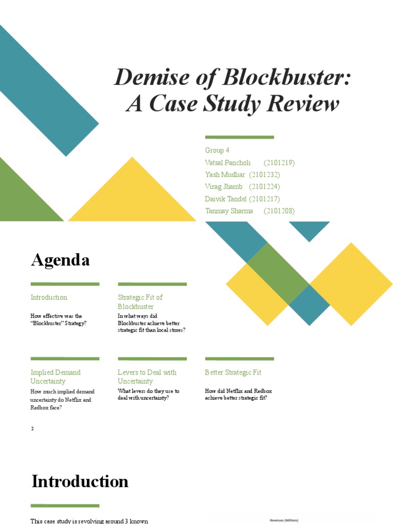 Demise of Blockbuster - A Case Study Review | PDF | Business | Service ...
