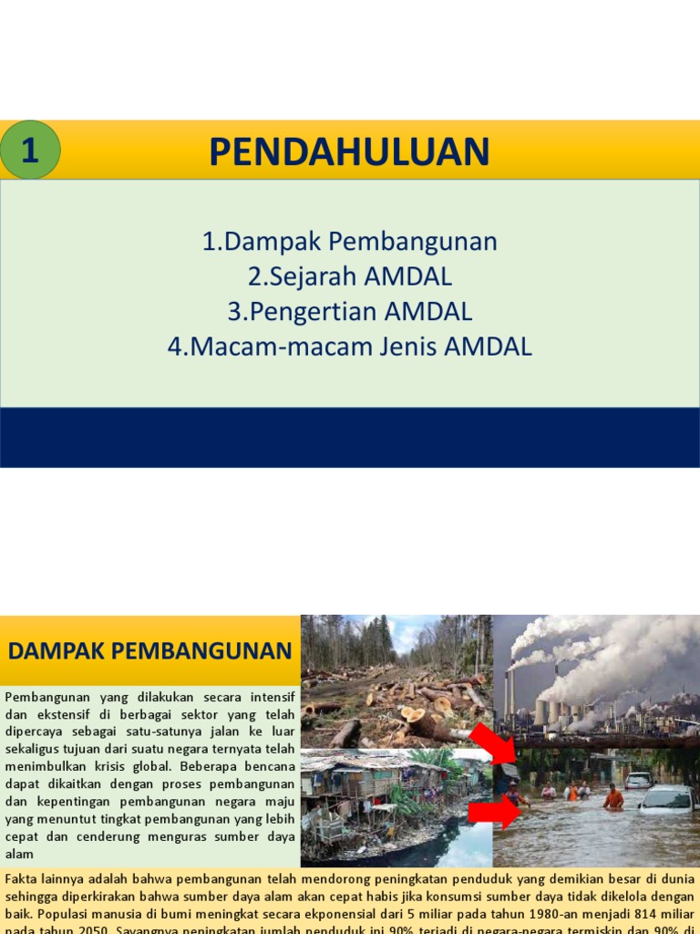 Pengertian Amdal | PDF | Sains & Matematika