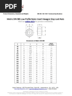 Dimensions of Metric Hex Nuts | PDF | Nut (Hardware) | Metalworking