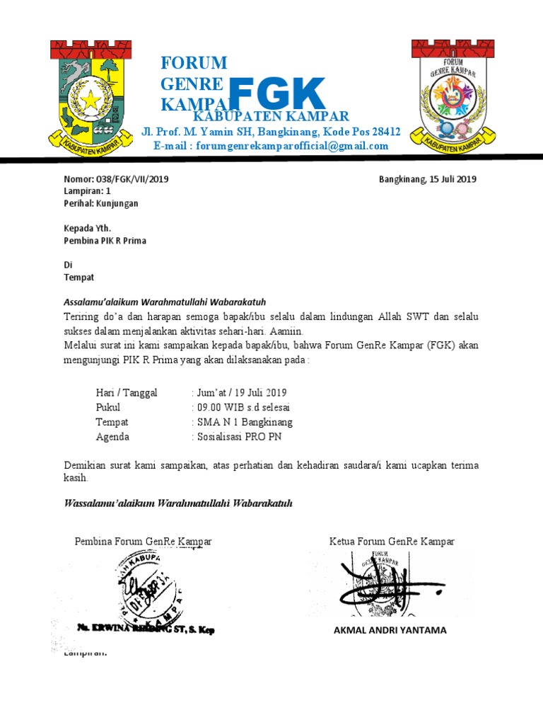 Forum GenRe Kunjungi PIK R Prima | PDF