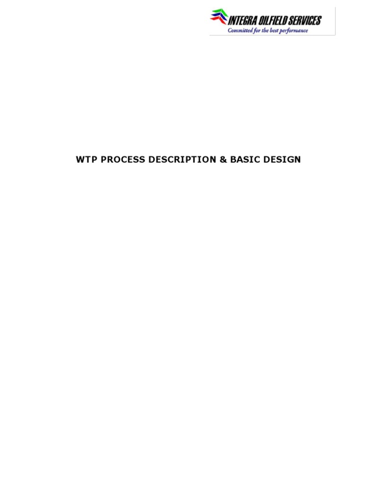 Desain Dasar Proses WTP | PDF | Griya & Taman | Sains & Matematika