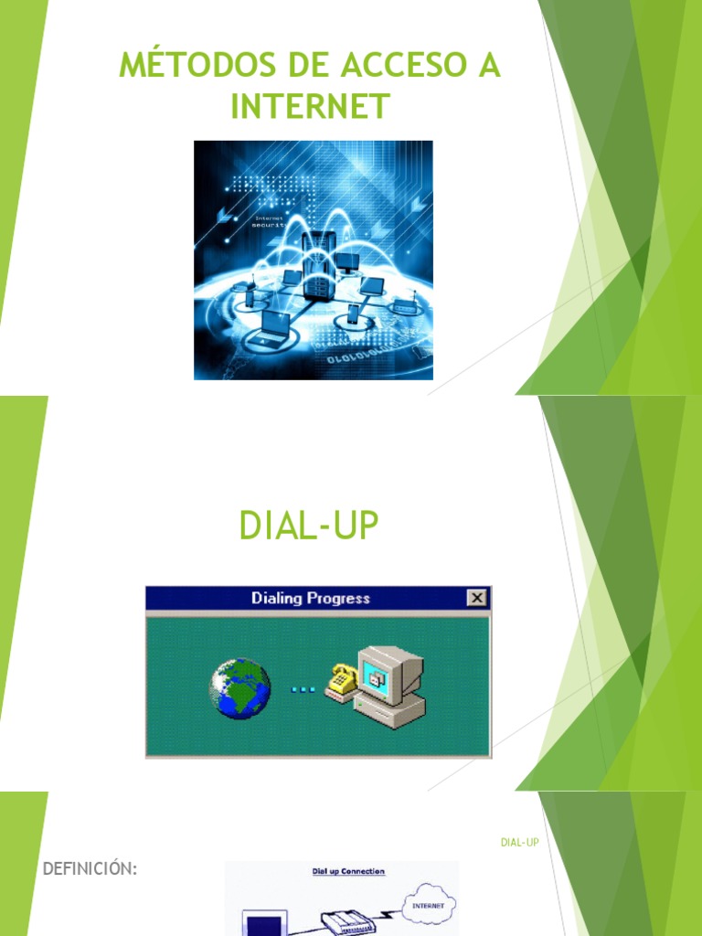 Metodos de Acceso A Internet | PDF | Línea de abonado digital | Wifi