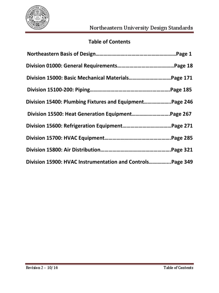 NU MEP Design Standards (PDFDrive) | PDF | Duct (Flow) | Electrical Wiring