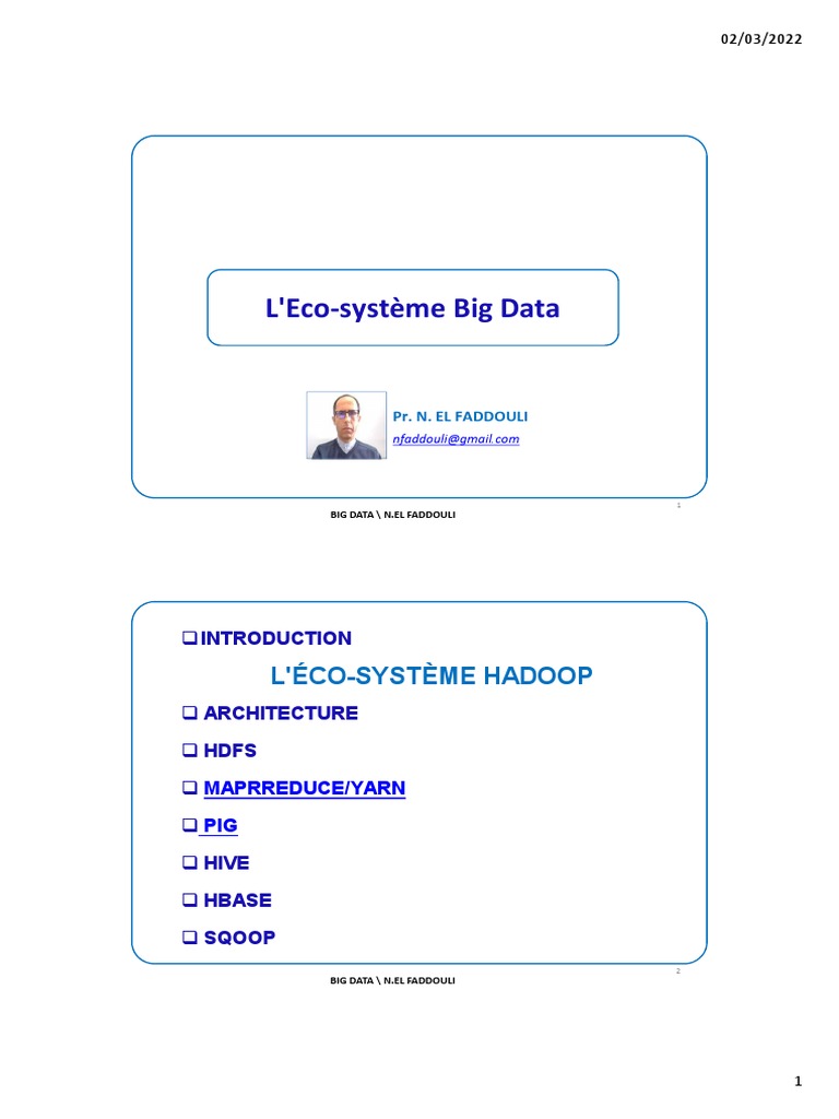 Comprendre l'écosystème Hadoop Big Data | PDF | Apache Hadoop | MapReduce