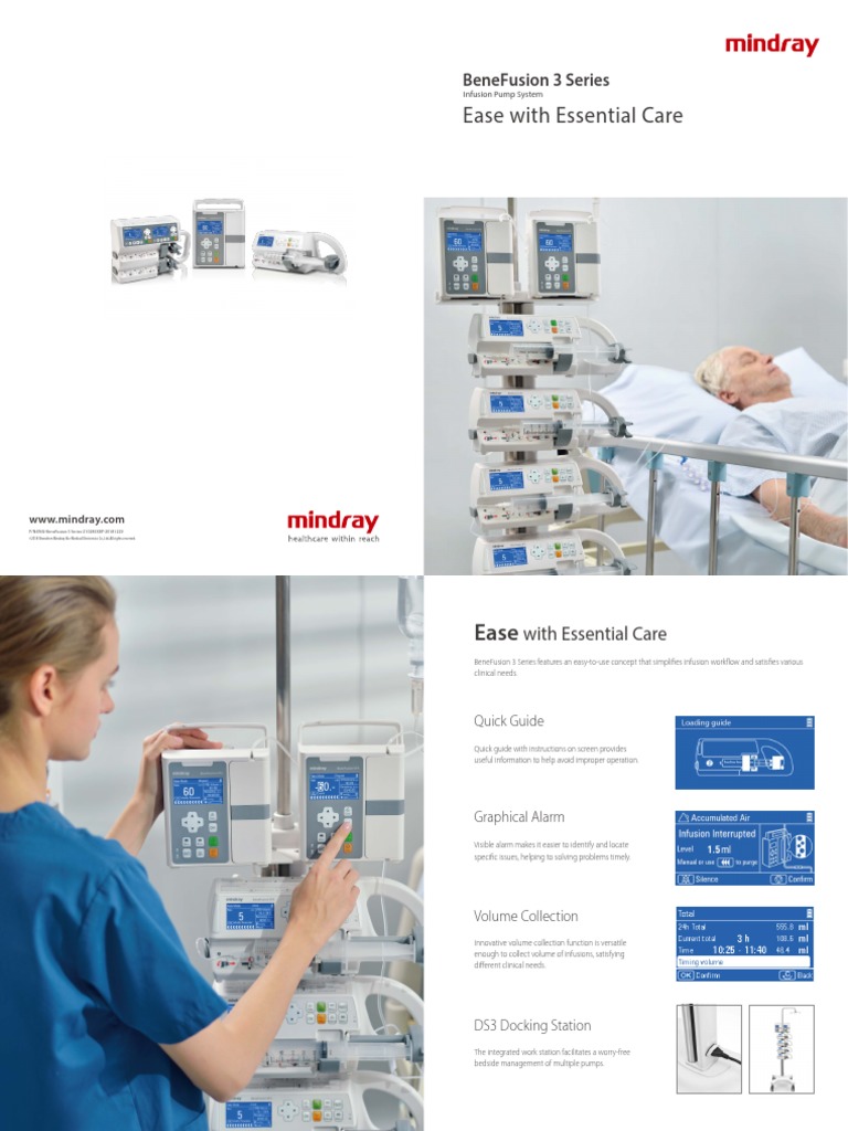 237a - Brosure BeneFusion 3 Series | PDF | Intravenous Therapy | Pump