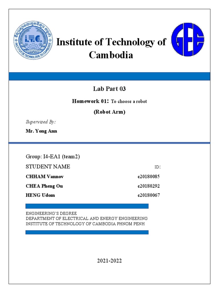 Lab Part 03 Homework 01 Pdf Robot Robotics