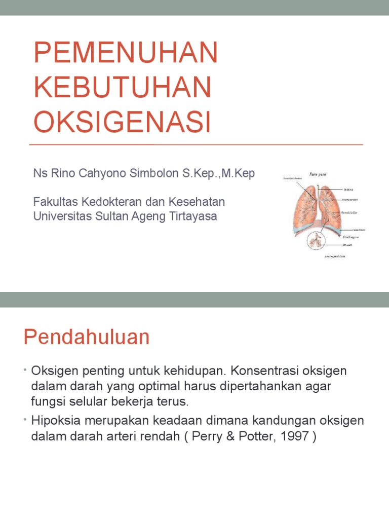 Pemenuhan Kebutuhan Oksigenasi Pasien | PDF