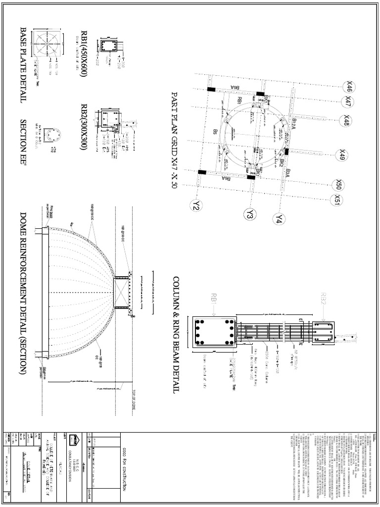 Dome Slab Detail R1 | PDF | Building Technology | Environmental Design