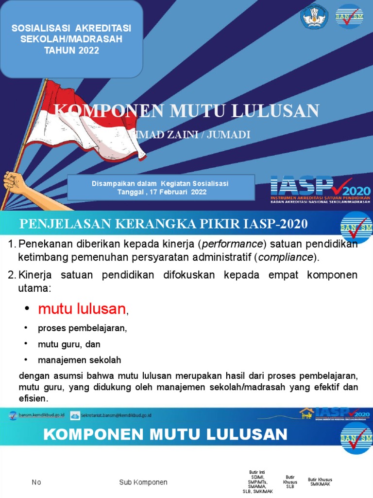 PPT Mutu Lulusan Sosialisasi | PDF