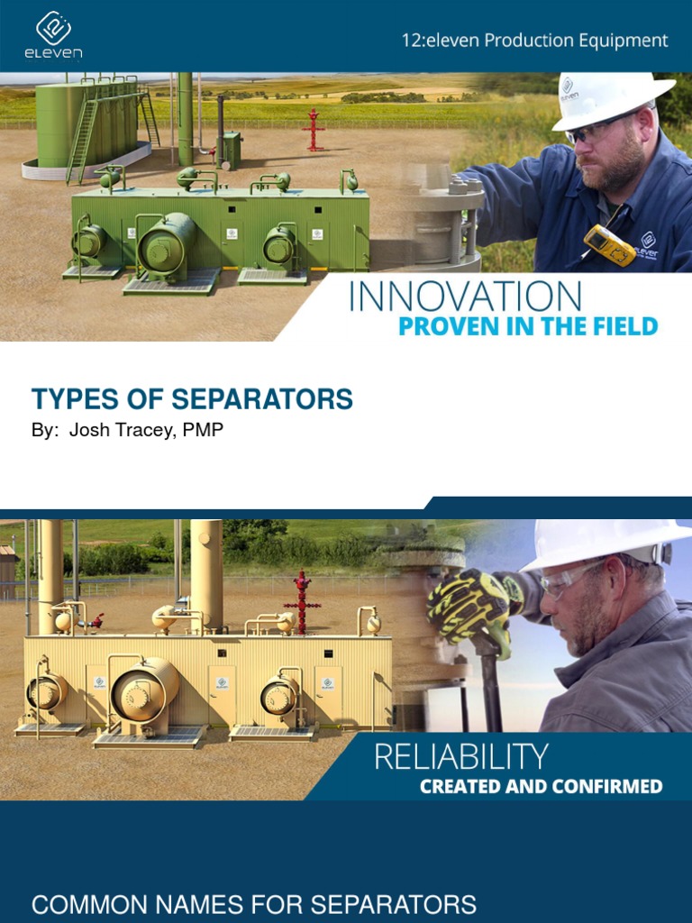 Types of Separators - 12eleven Production Equipment v052020 | PDF ...