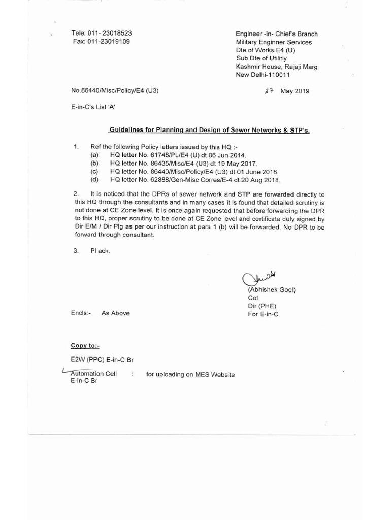 Policy Letters | PDF