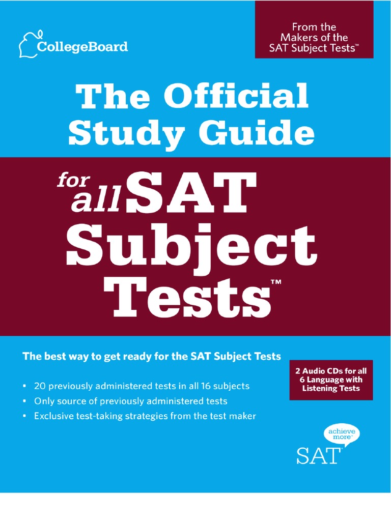 The College Board's Official SAT Study Guide (2006) | PDF