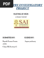 Study On The Effect of Metal Coupling On The Rusting of Iron ...