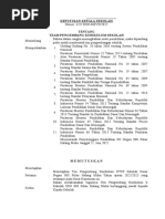 Contoh SK Tim Penyusun KSP | PDF