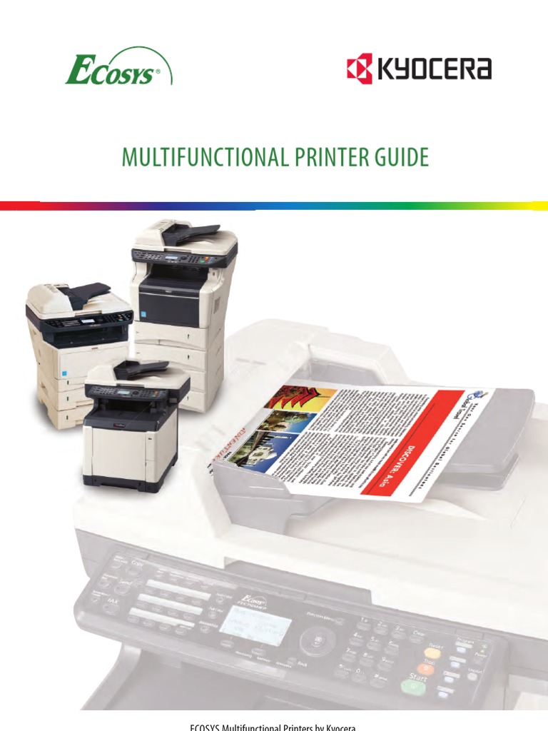 Multifunctional Printer Guide | PDF | Printer (Computing) | Office Equipment
