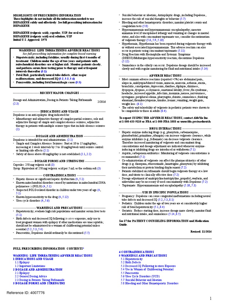 See Full Prescribing Information For Complete Boxed Warning: Reference ...