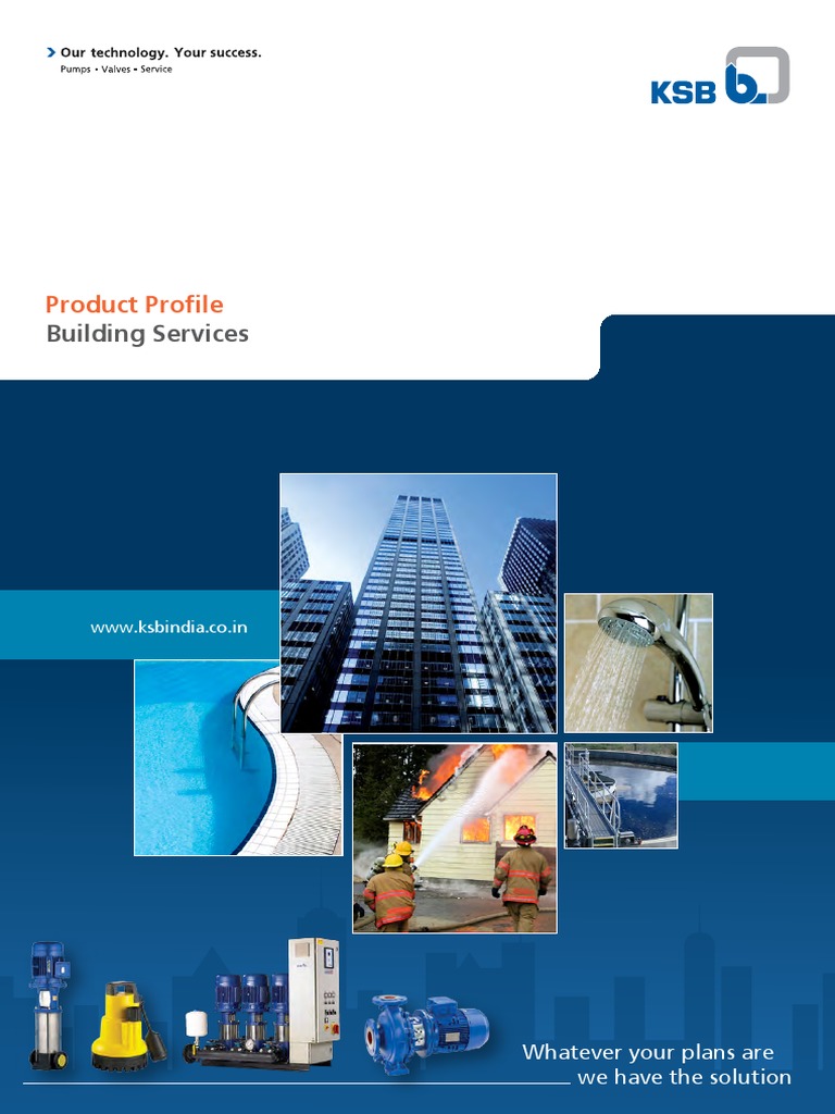 KSB Limited - Building Segment Catalogue | PDF | Pump | Water