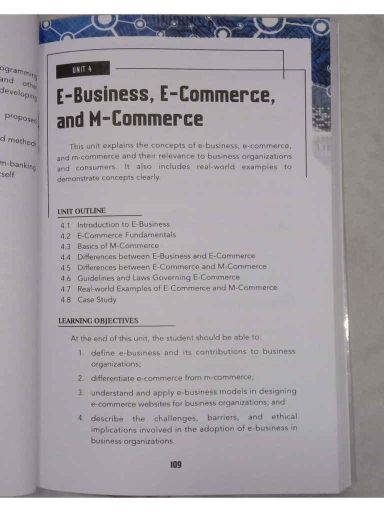 IT Application Tools in Business - Unit 4 - E-Business, E-Commerce, and ...