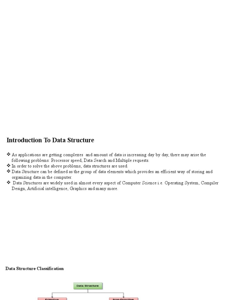 Presentation For Data Structure New | PDF | Array Data Structure | Pointer (Computer Programming)