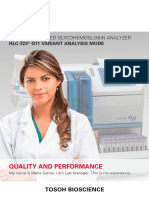K151321 Bio-Rad D100 Variant | PDF | Glycated Hemoglobin | Hematology