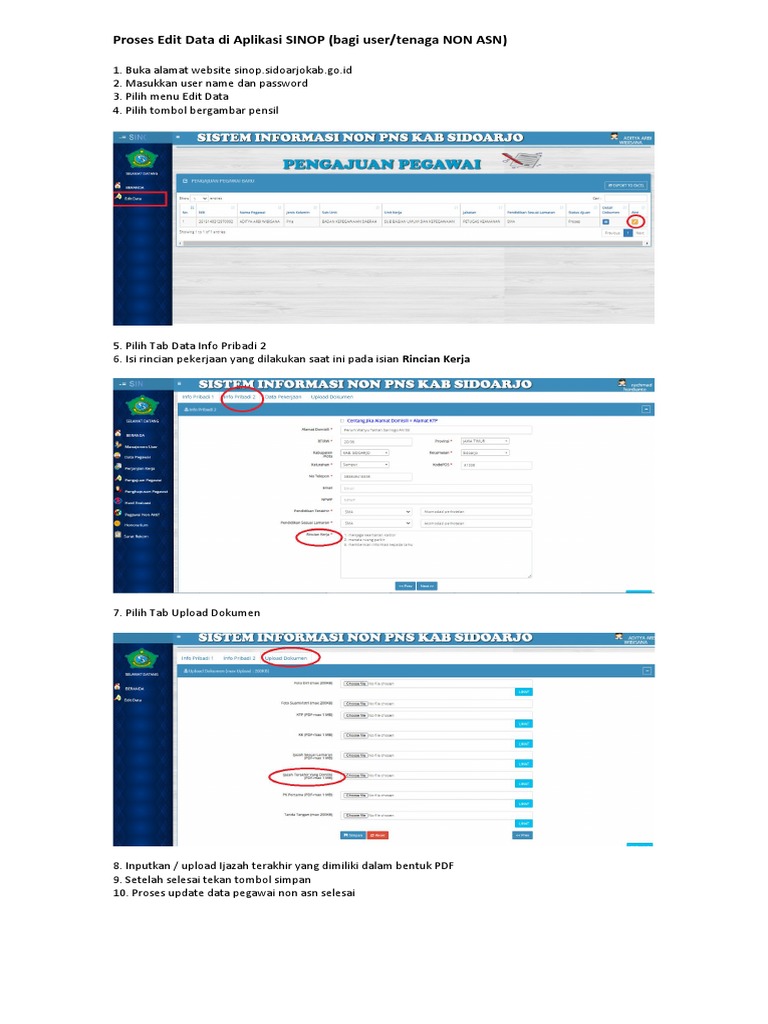 Tutorial Update Dan Verval SINOP | PDF | Bisnis | Komputer