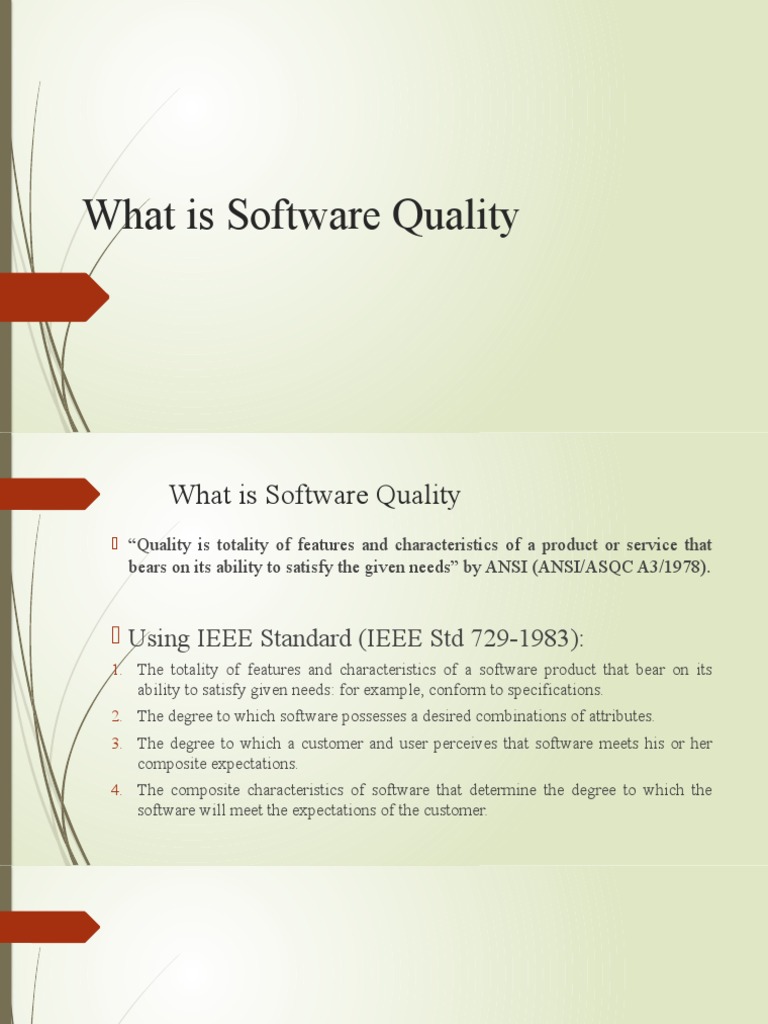 What is Software Quality Assurance | PDF | Quality Assurance ...