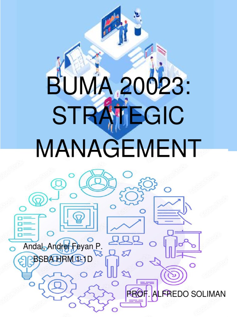BUMA 20023: Strategic Management: Andal, Andrei Feyan P. Bsba HRM 1-1D | PDF | Strategic ...