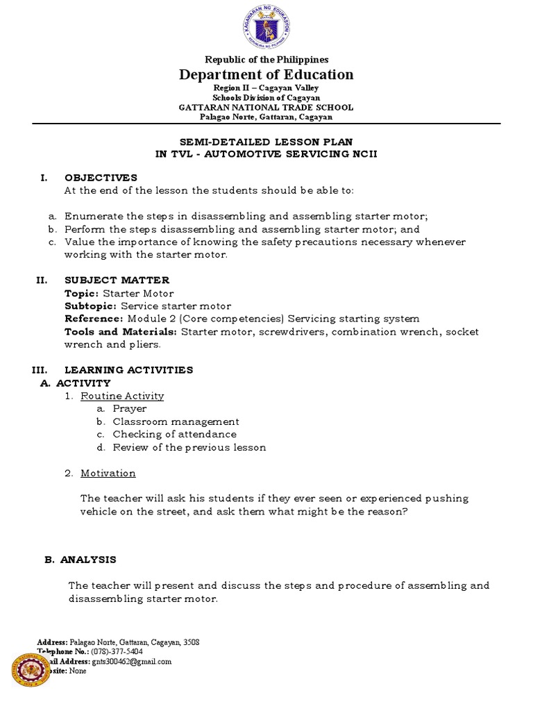 COT LP-Gr. 12 | PDF | Teachers | Lesson Plan