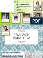 What Is A Research Paradigm (Notes) | PDF | Career & Growth