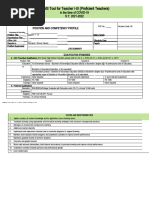 Reclassification Form For Teaching Positions (RFTP) | PDF | Educational ...